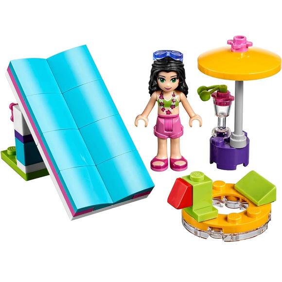 Lego | Toys | Lego Friends Pool Foam Slide Mini Set 340 | Poshmark